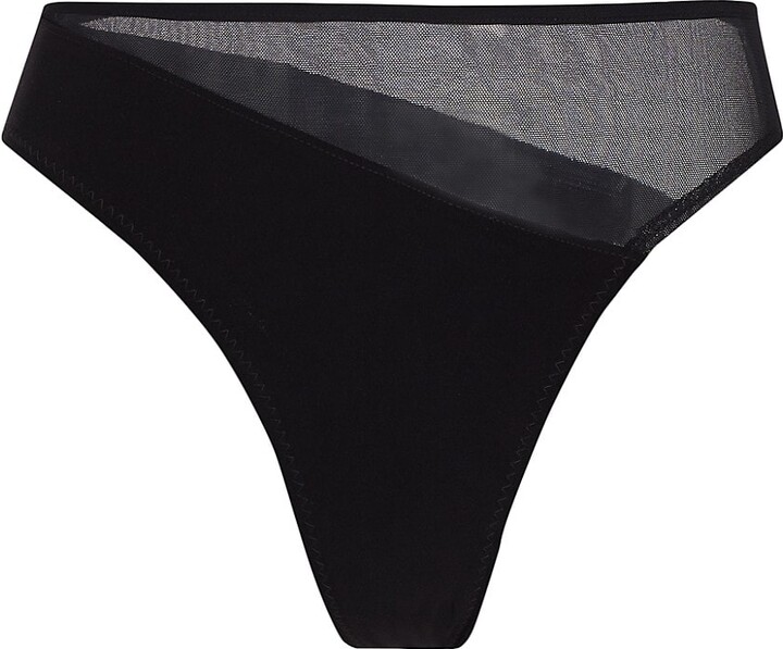 Norma Kamali Snaked Mesh Bikini Bottom - ShopStyle Two Piece Swimsuits