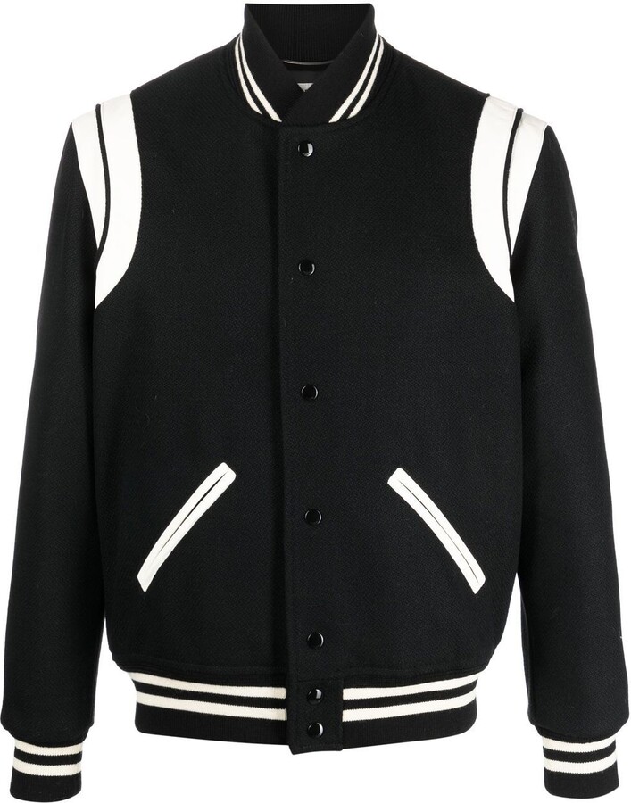 Saint Laurent Wool bomber jacket - ShopStyle