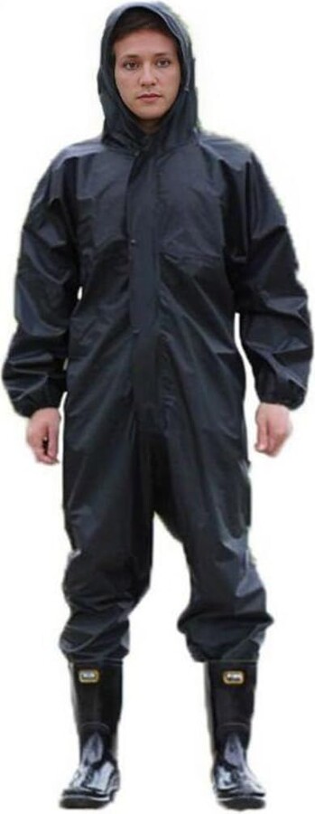 Guiran Mens Waterproof Overalls Workwear Hooded Coverall Overall ...