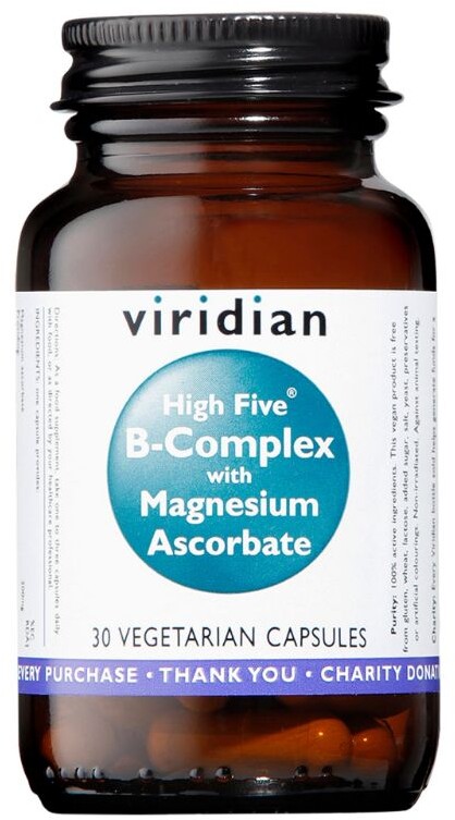 Viridian High Five B-Complex with Magnesium Ascorbate (30 Capsules ...