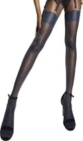 sofsy Sheer Thigh High Stockings for Women's Garter Belt / Suspender Belt | 15 Den (Garter Belt ...
