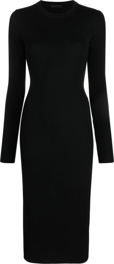 Wardrobe NYC Ribbed Wool Long Dress - ShopStyle