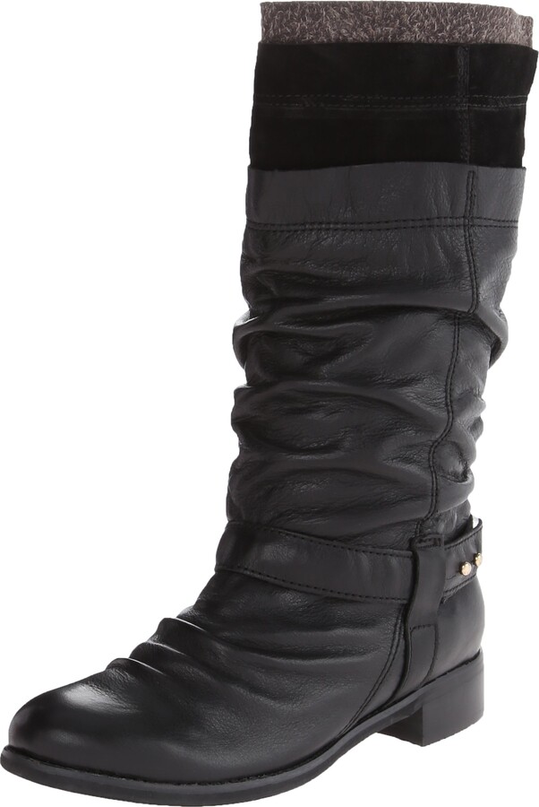 All Black Women's Layered Boot 2 - ShopStyle