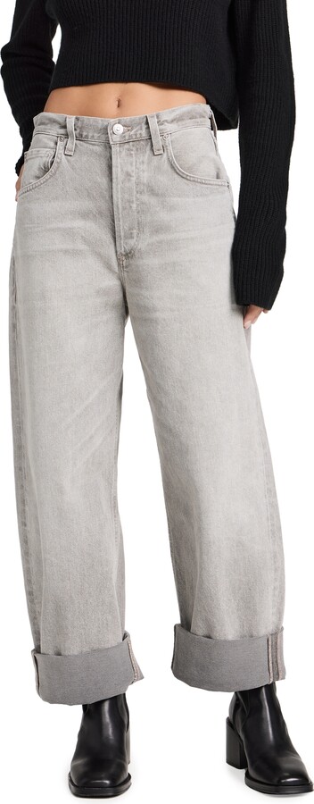 Citizens of Humanity Ayla Baggy Cuffed Crop Jeans - ShopStyle