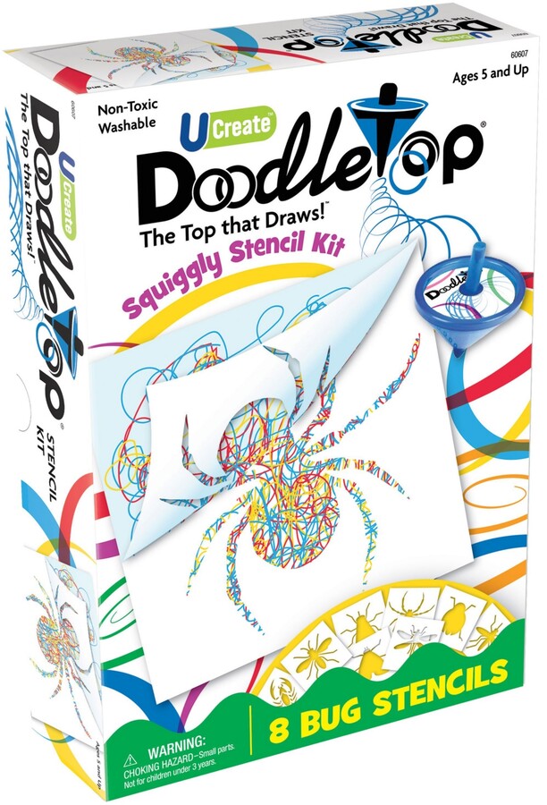 U-create Doodletop Stencil Kit - Bugs - ShopStyle Board Games