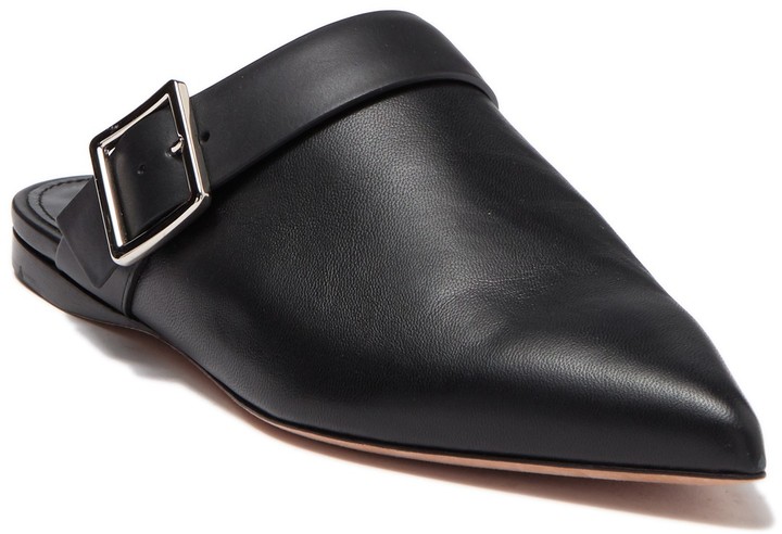 BOSS Linda Leather Mule - ShopStyle Flats