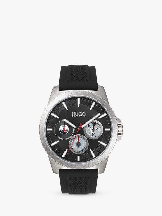 HUGO BOSS by 1530129 Men's TWIST Chronograph Silicone Strap Watch ...