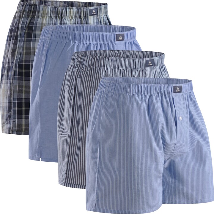 DANISH ENDURANCE 4 Pack Woven Boxer Shorts for Men - ShopStyle