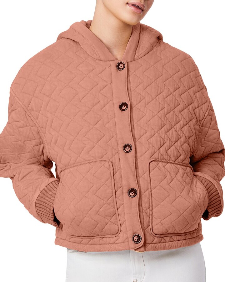 Bernie Short Diamond Quilted French Terry Jacket - ShopStyle Down ...