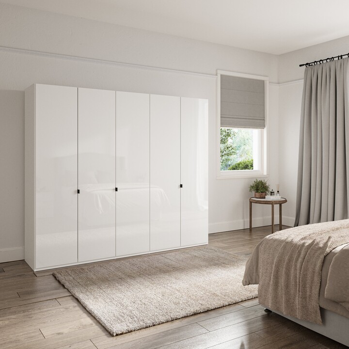 Wiemann Kahla 5 Door Wardrobe Off-White - ShopStyle Chests
