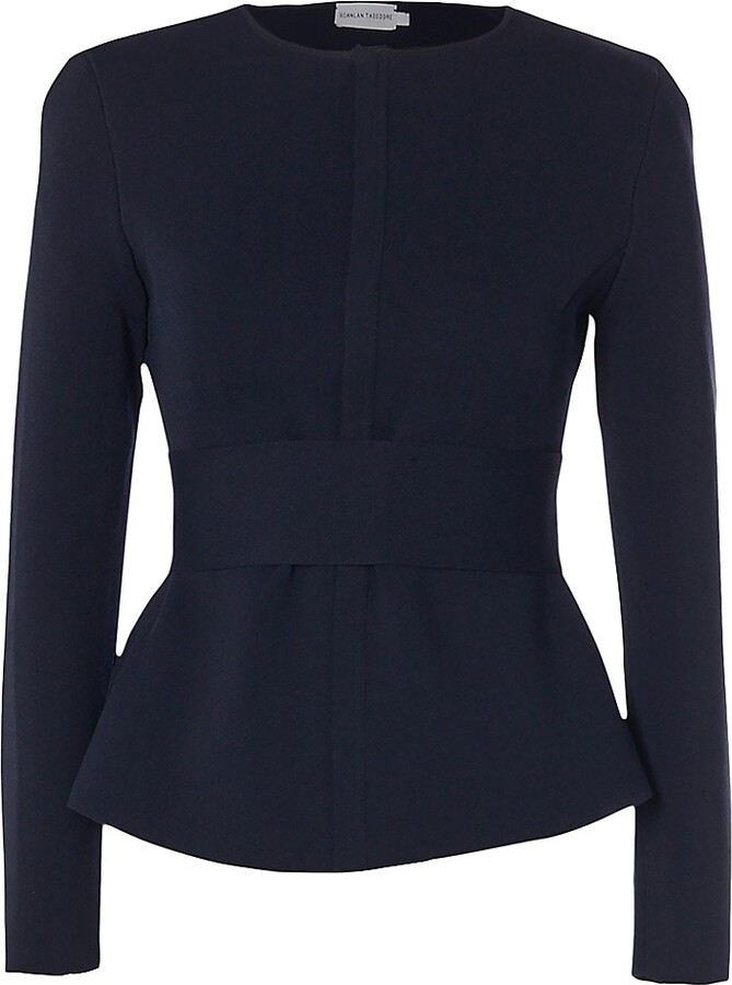 Scanlan Theodore Curved Crepe Jacket - ShopStyle