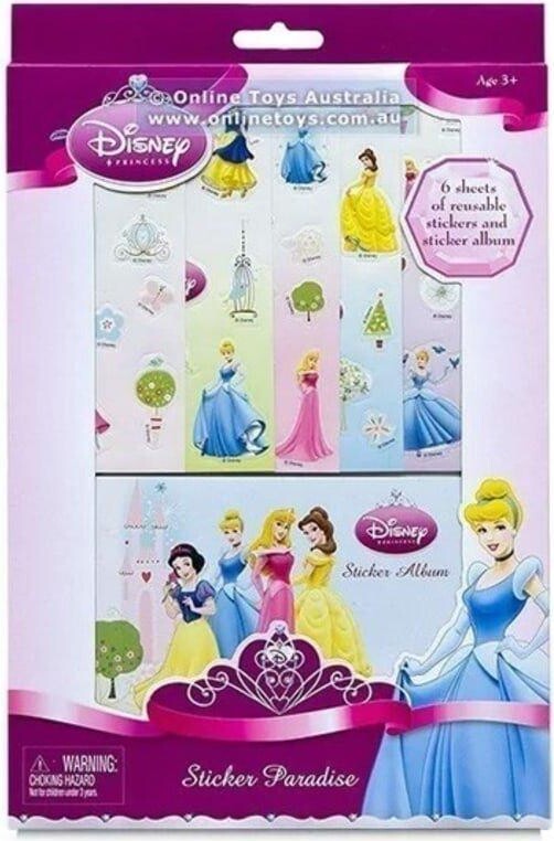 Disney Princess Sticker Sheet (Pack of 6) - ShopStyle