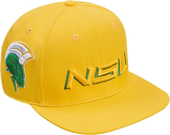 Men's Pro Standard Gold Norfolk State Spartans Evergreen Nsu Snapback ...