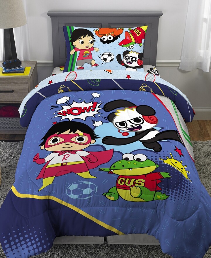 Franco Manufacturing Co Ryan's World 4-Piece Twin Comforter Set Bedding ...