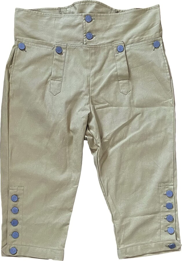 Reminisce Boutique Mens Colonial Knee Breeches 18th Century Pants Fall ...