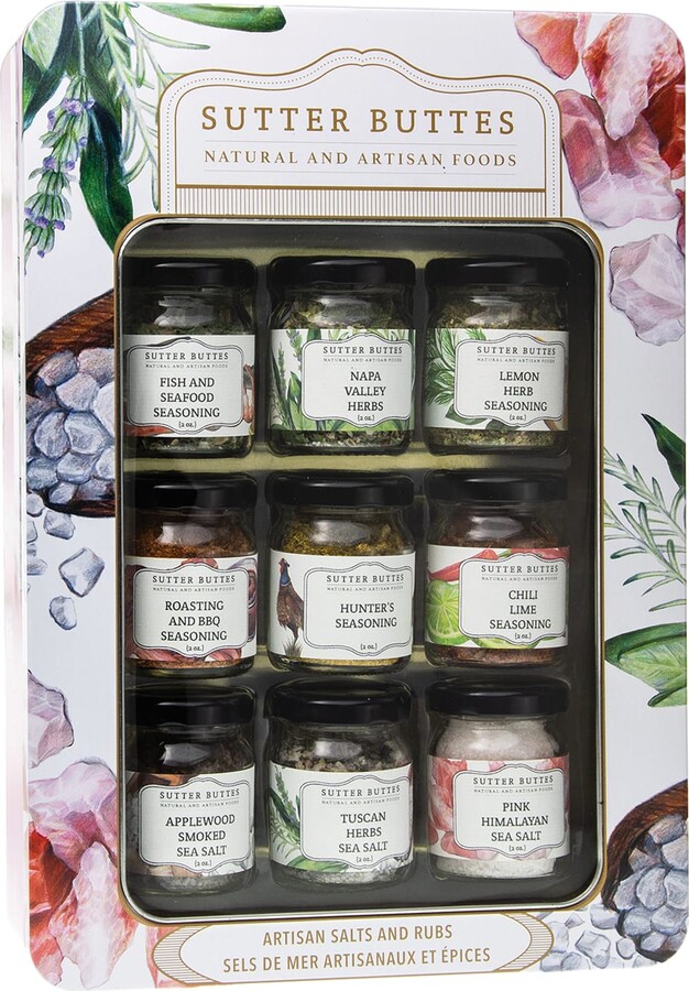 Sutter Buttes Natural and Artisan Foods Salt & Rub Sampler Tin - ShopStyle