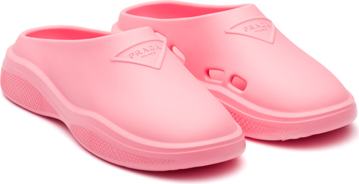 Prada Foam Rubber Mules - ShopStyle