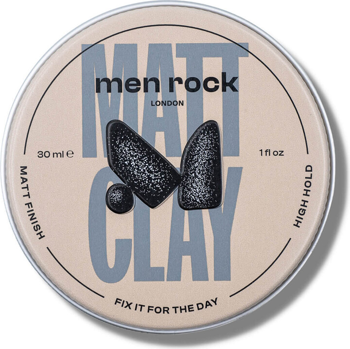 Men Rock Matt Clay - High Hold Matt Finish 30ml - ShopStyle Hair ...