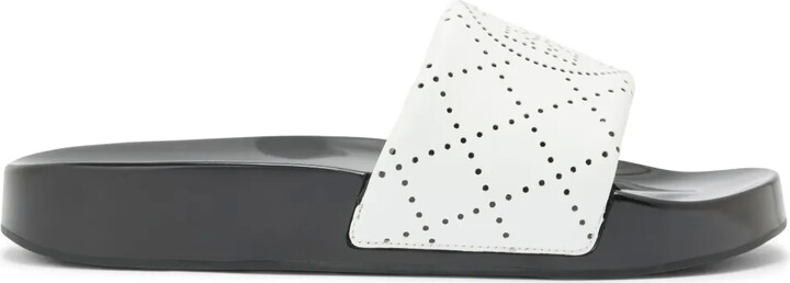 Tory Burch Double T pool slides - ShopStyle