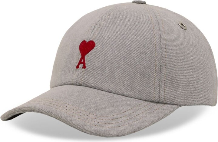 AMI Paris Ami De Coeur baseball cap - ShopStyle Hats