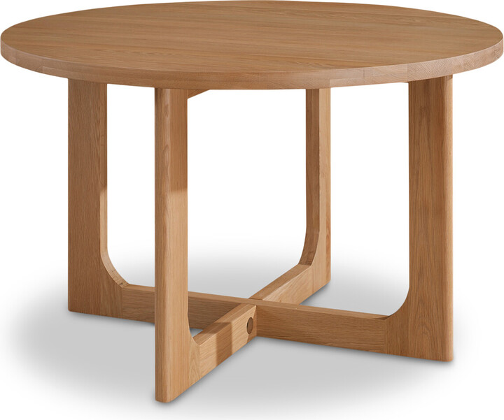 Barker and Stonehouse Olav Wood 120cm Round Dining Table - ShopStyle