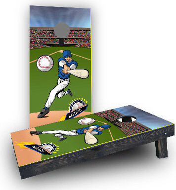 Custom Cornhole Boards Baseball Light Weight Cornhole Game Set - ShopStyle