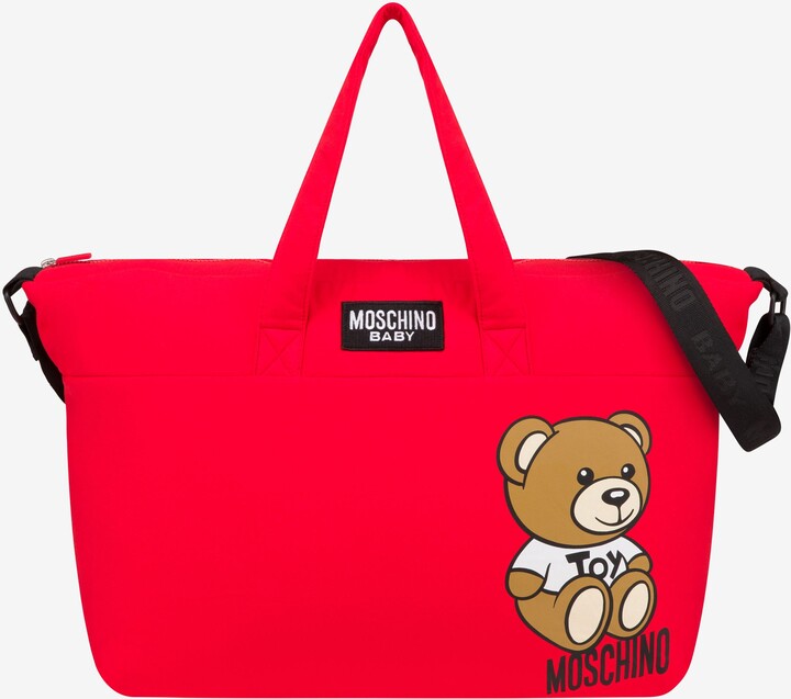 Teddy Bear Fleece Baby-changing Bag Moschino Official Store | atelier ...