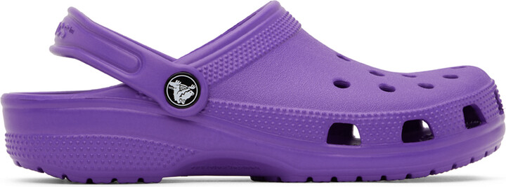 Crocs Purple Classic Clog - ShopStyle Sandals