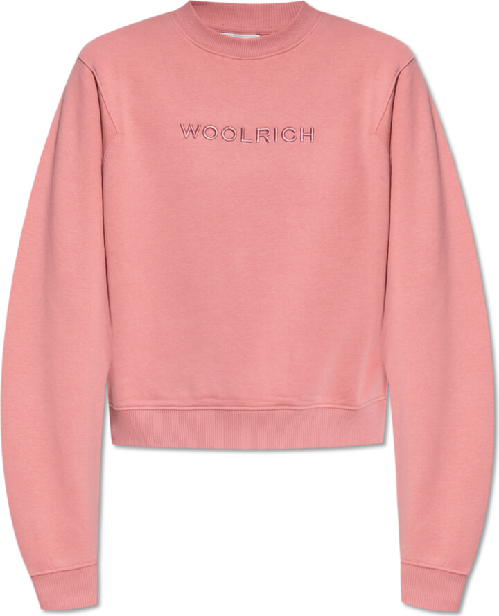 Woolrich Logo-embroidered Sweatshirt, , - Pink - ShopStyle