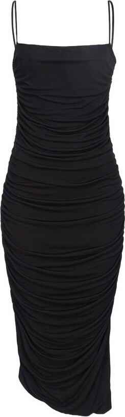 Pinko Ruched Spaghetti String Slim-Fit Dress - ShopStyle