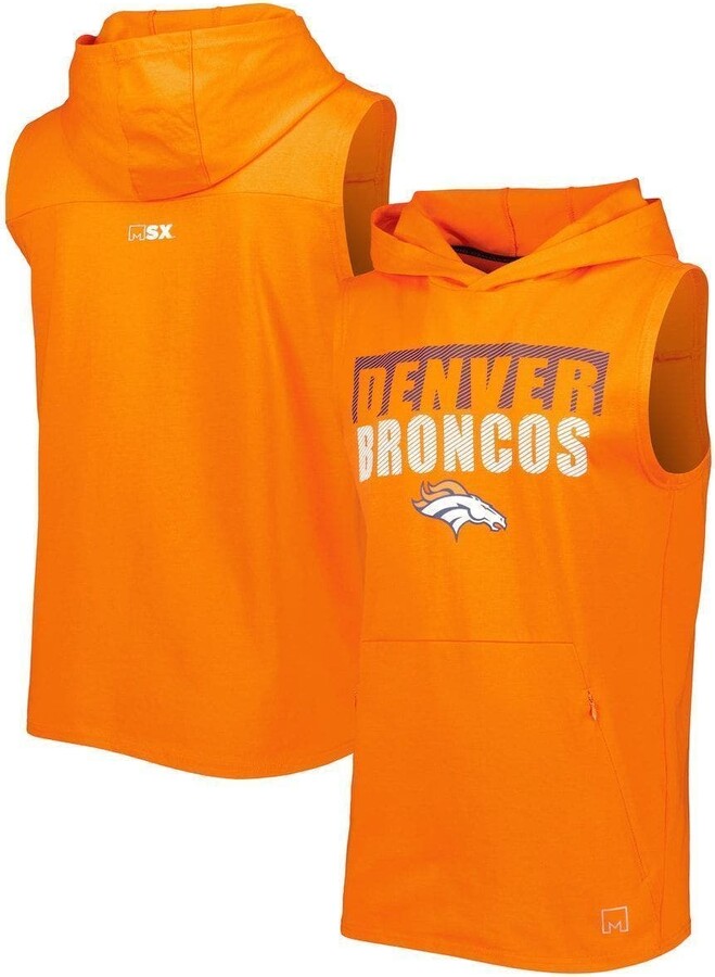 Men's MSX by Michael Strahan Orange Denver Broncos Relay Sleeveless ...
