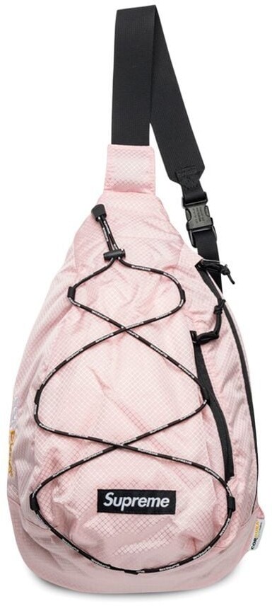 Supreme Logo-Patch Sling Bag - ShopStyle