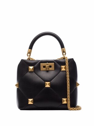 Valentino Garavani small Roman Stud leather bag - ShopStyle