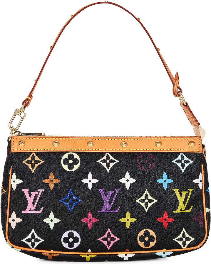 Louis Vuitton Pochette Shoulder Bag in Black - ShopStyle