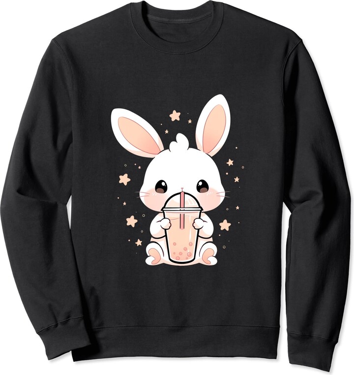 Kawaii Boba Drink Bubble Tea Lover Bunny Boba Tea Bubble Tea Anime ...