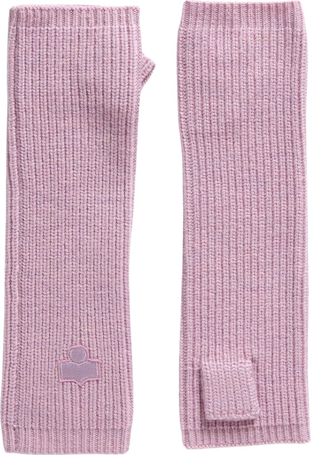 Isabel Marant Patti Merino Wool Fingerless Gloves - ShopStyle