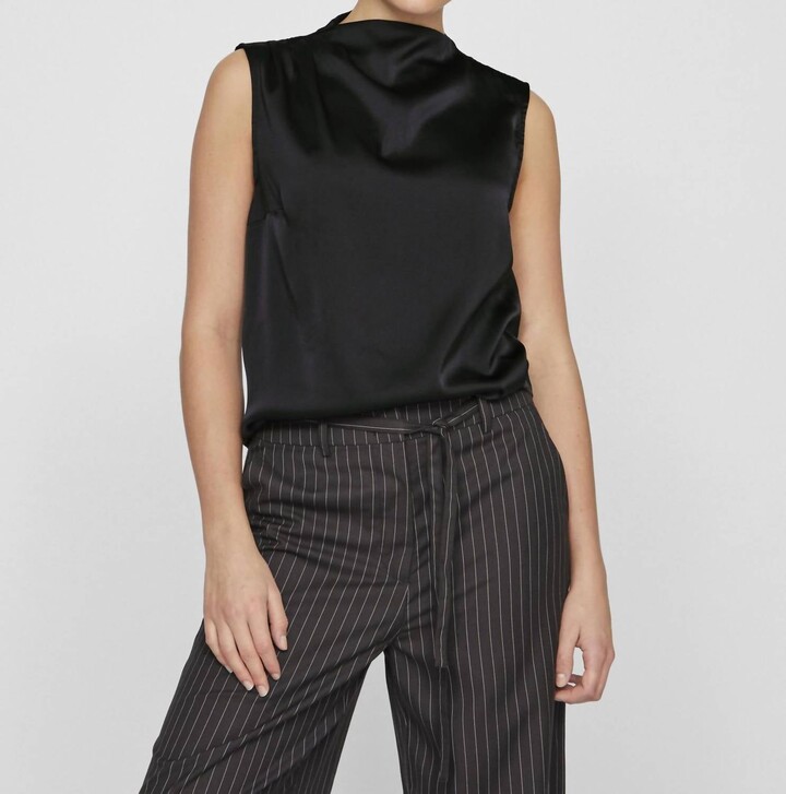 Sanctuary Time To Party Cowl Shell Top In Black - ShopStyle