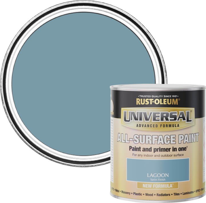 Rust-Oleum Lagoon Satin Universal All-Surface Paint Lagoon (Blue ...