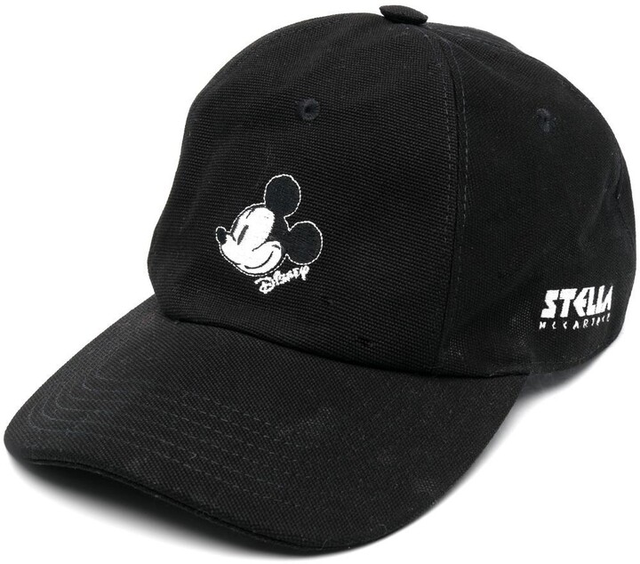 Stella McCartney x Disney Fantasia Mickey-embroidered cap - ShopStyle Hats