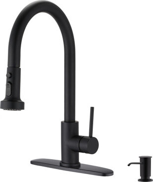 Aula Pull Down Touchless Single Handle Kitchen Faucet with Accessories ...