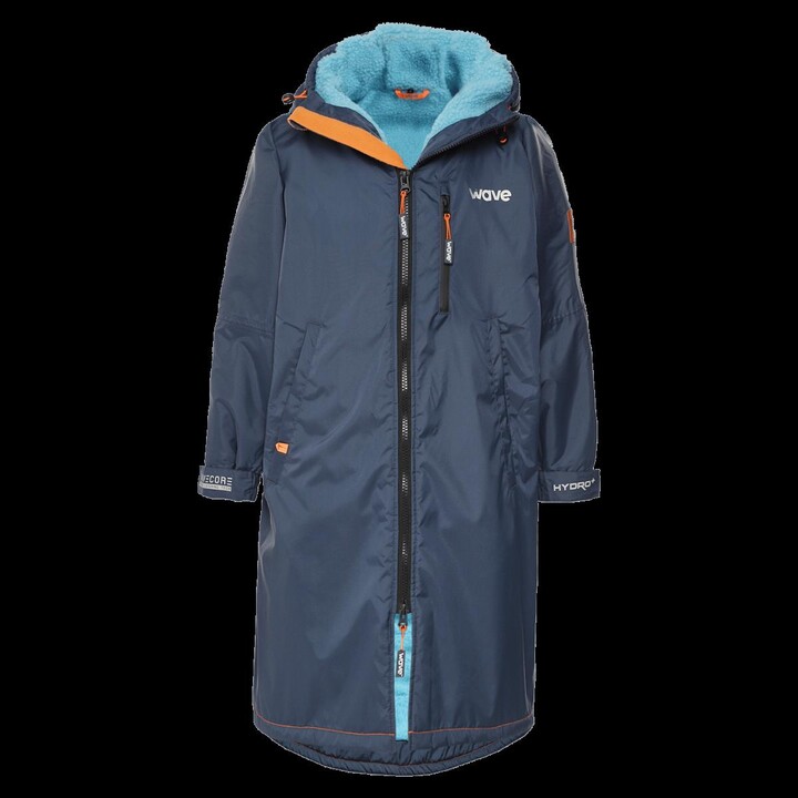 Wave Spas Long Sleeve Changing Robe - Navy - ShopStyle Tops