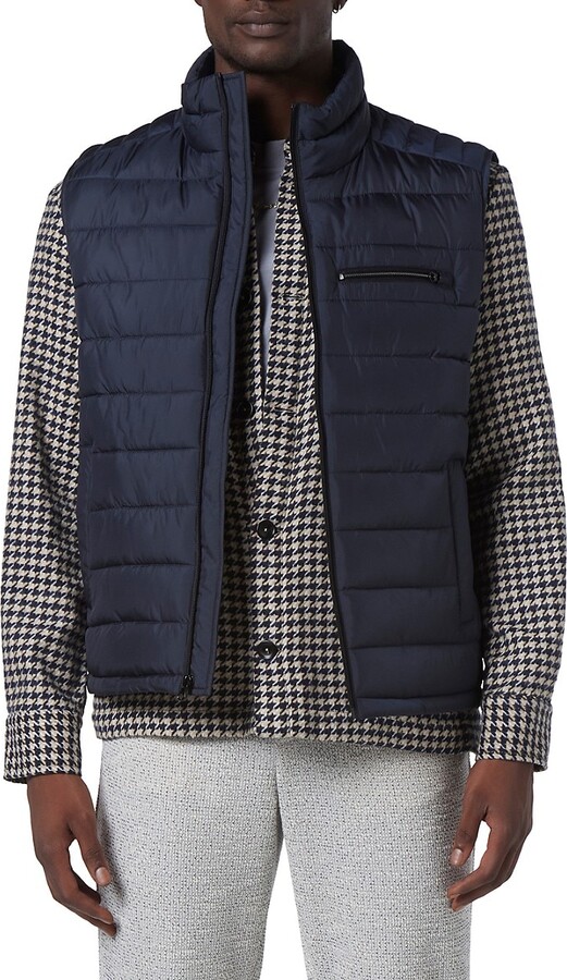 Andrew Marc Gershwin Faux Down Puffer Vest - ShopStyle