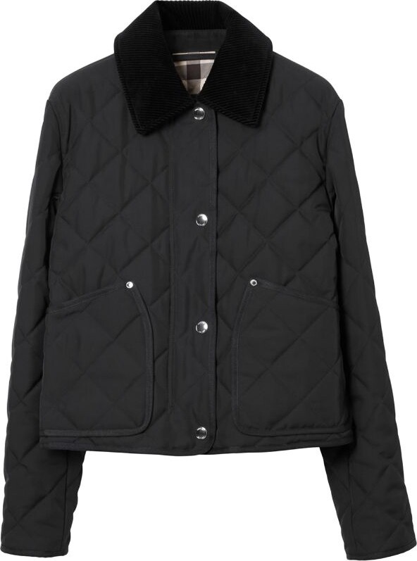 Burberry Quilted Cropped Barn Jacket - ShopStyle