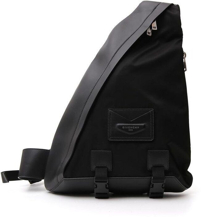 Givenchy Logo Patch Triangle Backpack - ShopStyle