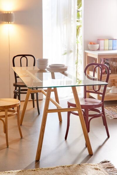 Urban Outfitters Harlan Glass Dining Table - ShopStyle