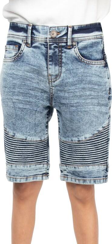 X-Ray X RAY Boys Slim Fit Washed Biker Denim Shorts - ShopStyle