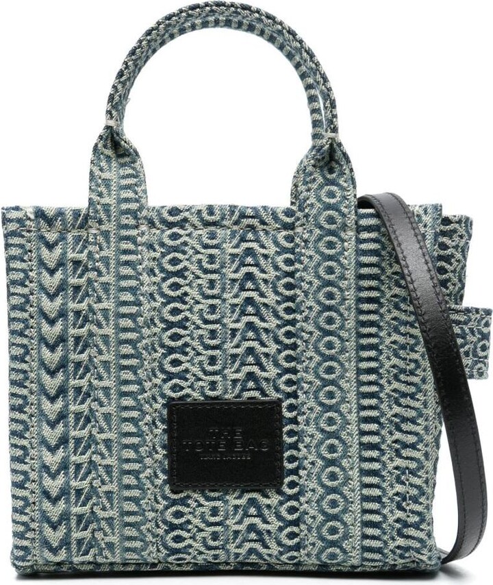 Marc Jacobs The Washed Monogram Denim Mini Tote Bags - ShopStyle