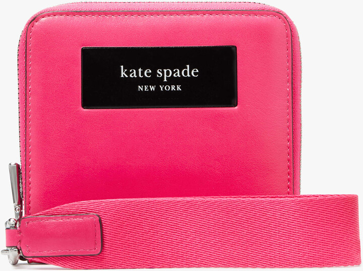 Kate Spade Label Small Compact Webbed Wristlet - ShopStyle Wallets ...