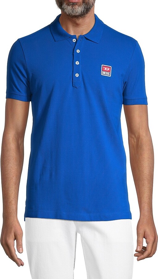 Diesel Logo Patch Regular-Fit Polo - ShopStyle