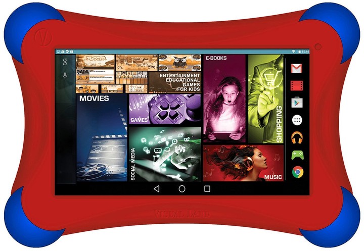 Visual Land Prestige Elite 7QL 7-Inch 16GB Android Tablet with Bumper ...